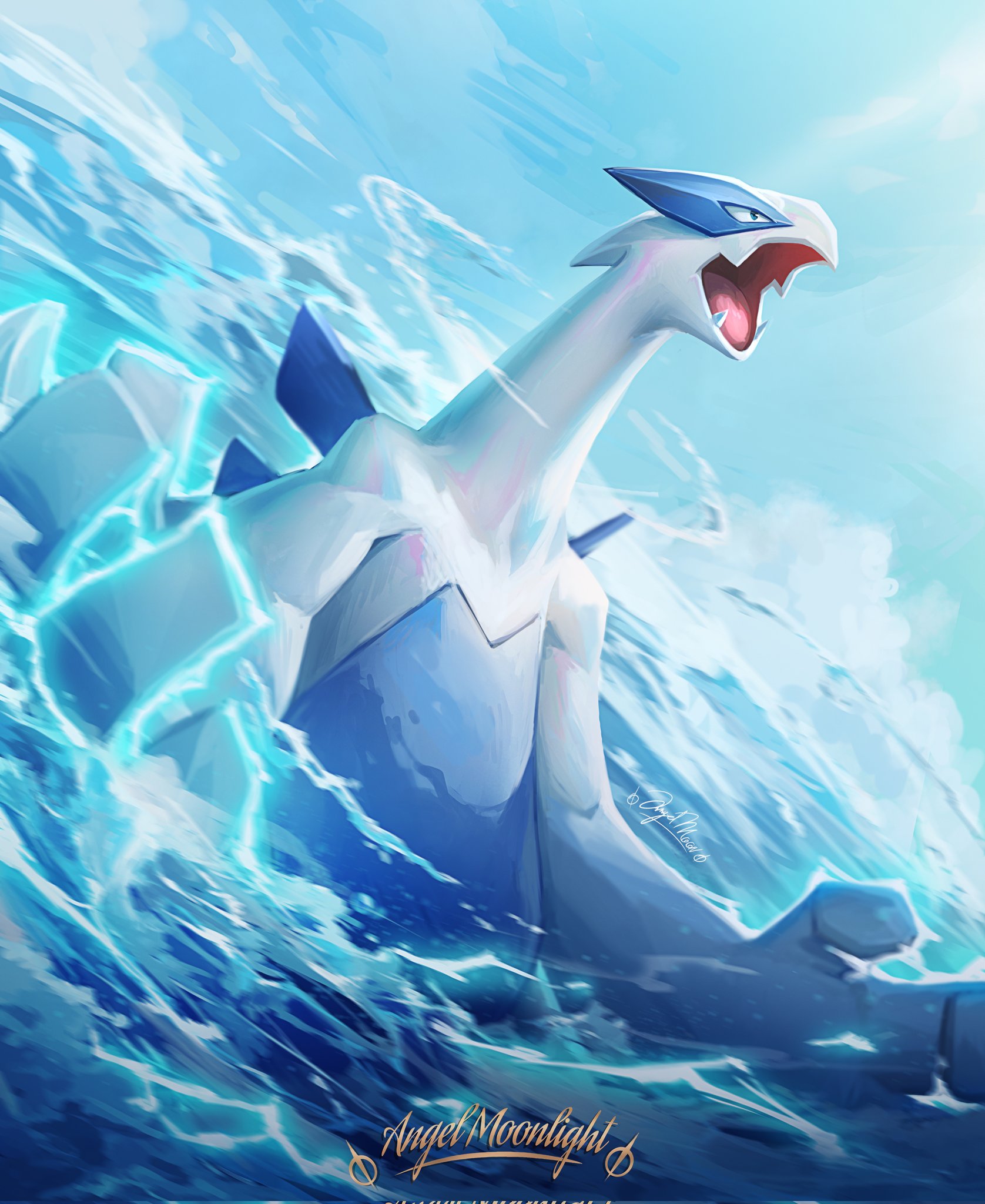 Lugia Drawing Wallpapers - Wallpaper Cave
