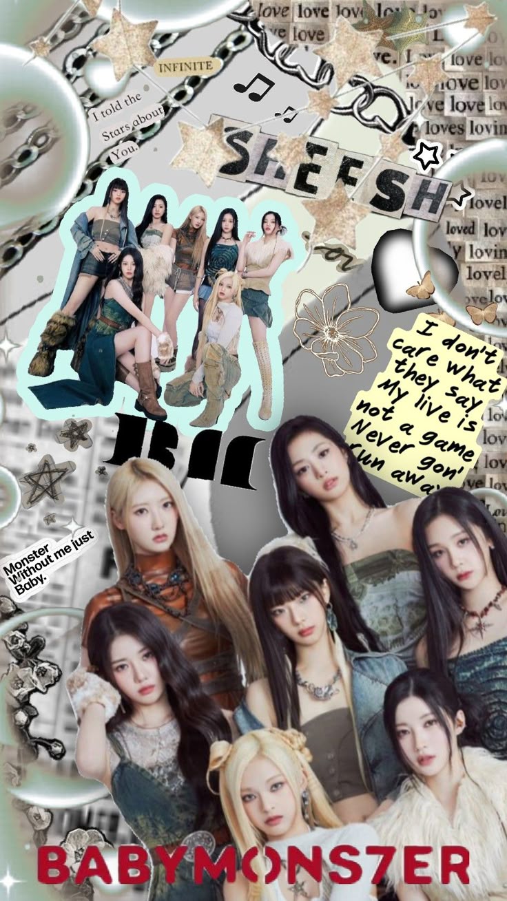 Babymonster Collage Wallpapers - Wallpaper Cave