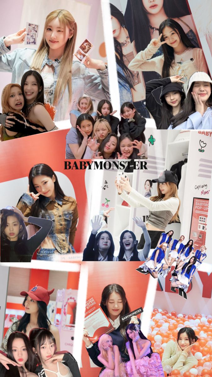 Babymonster Collage Wallpapers - Wallpaper Cave