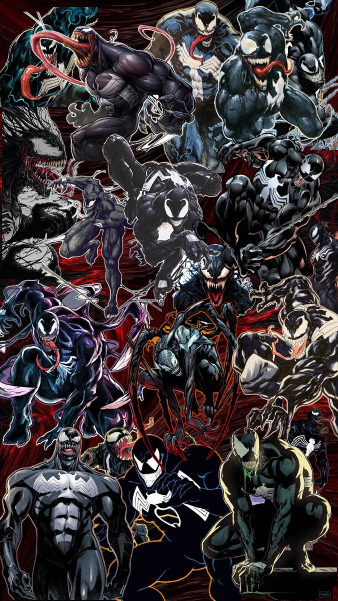 Venom Collage Wallpapers - Wallpaper Cave