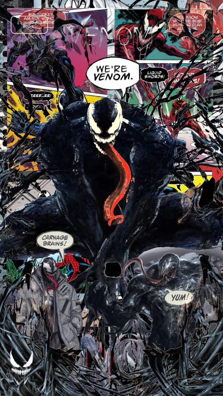 Venom Collage Wallpapers - Wallpaper Cave