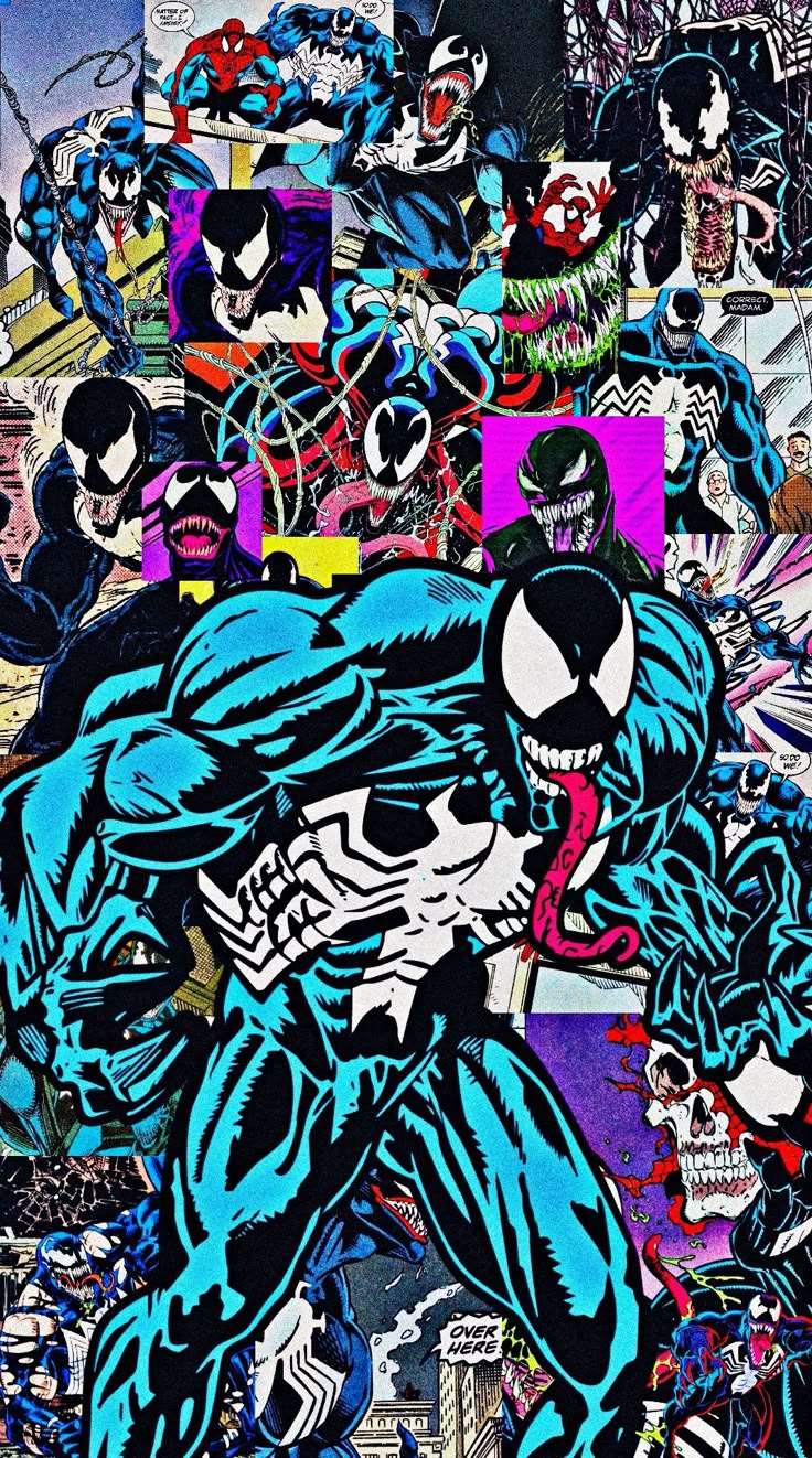 Venom Collage Wallpapers - Wallpaper Cave