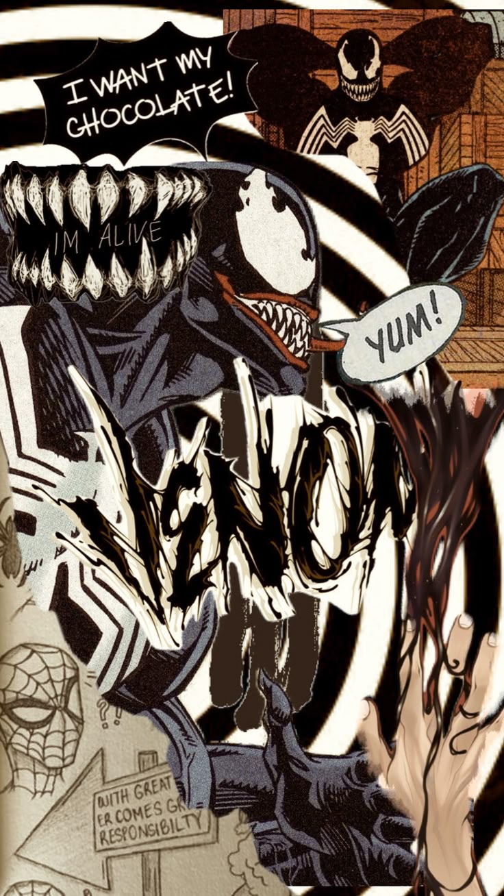 Venom Collage Wallpapers - Wallpaper Cave