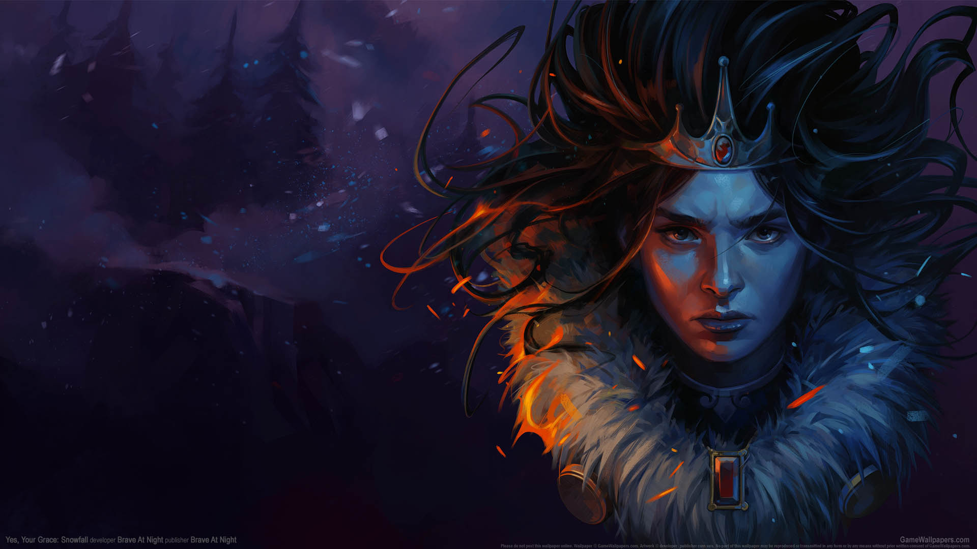 Yes, Your Grace: Snowfall Wallpapers - Wallpaper Cave