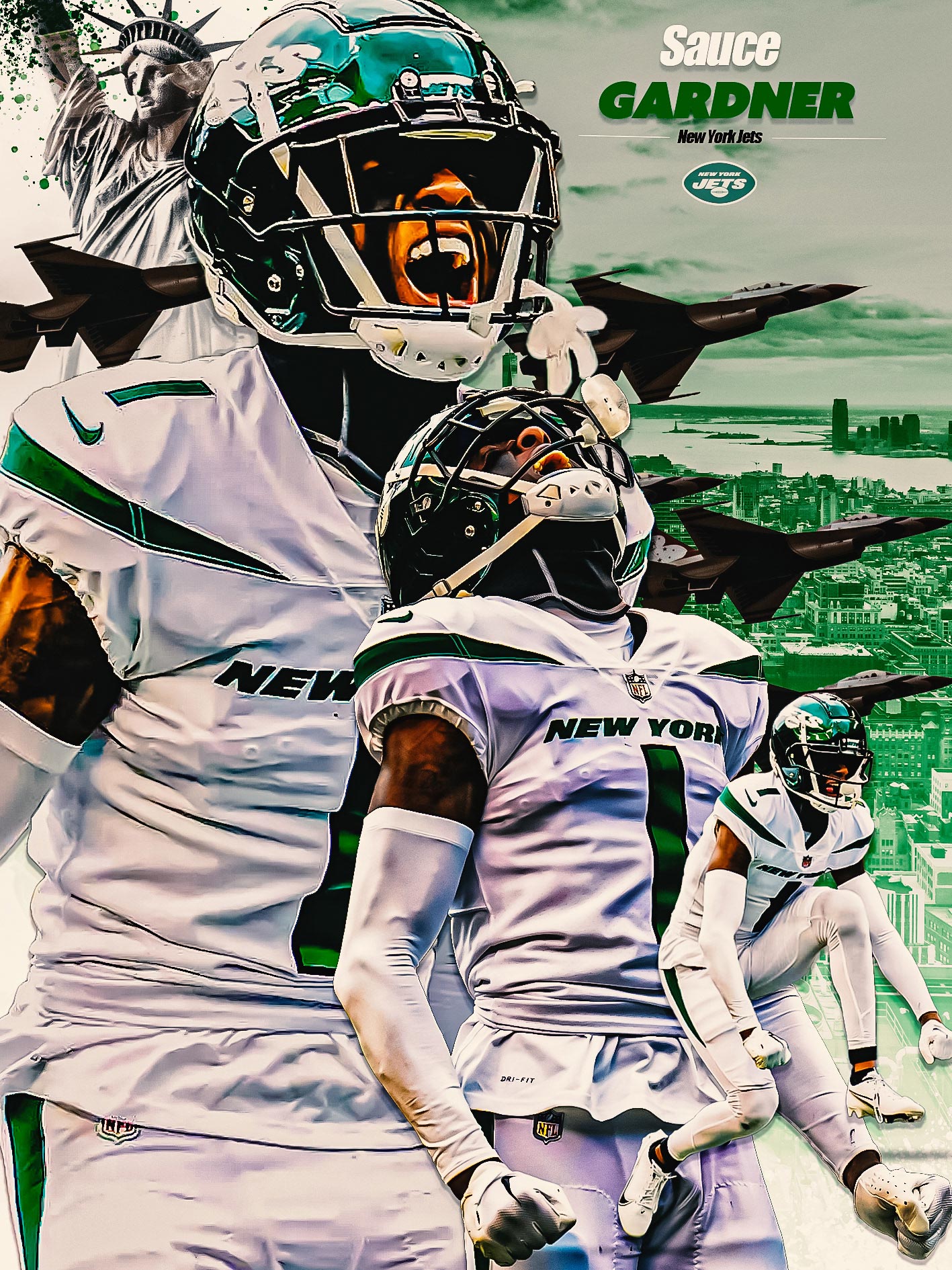 Sauce Gardner Jets Wallpapers - Wallpaper Cave