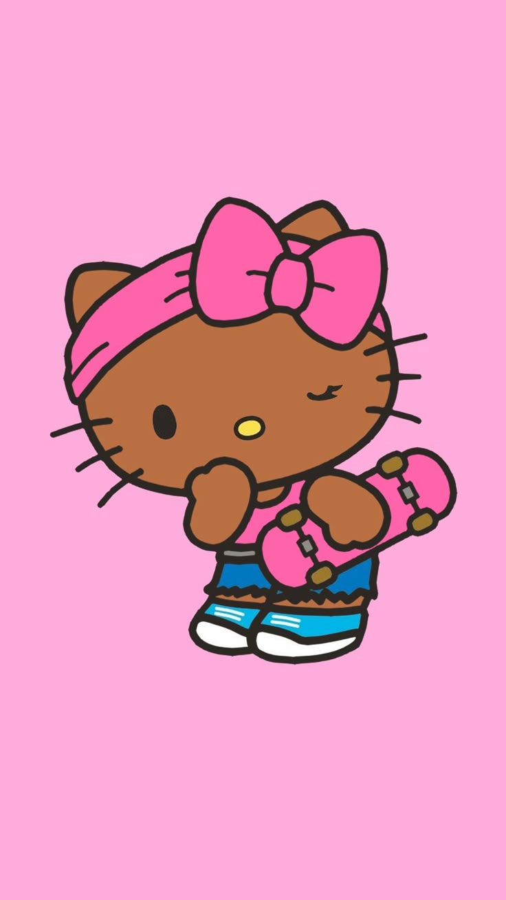 Brown Skin Hello Kitty Wallpapers - Wallpaper Cave