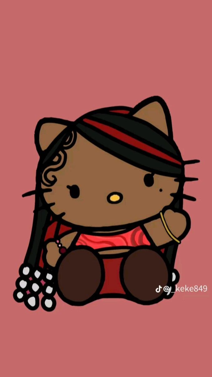Brown Skin Hello Kitty Wallpapers - Wallpaper Cave