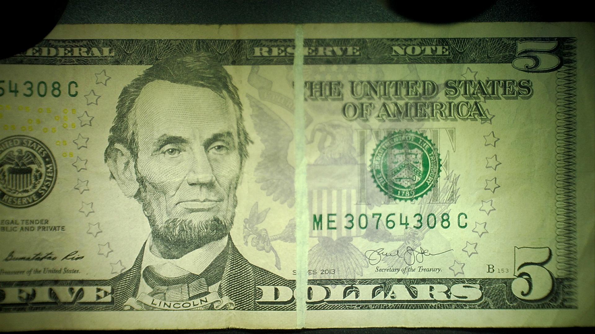 5 Dollar Bill Wallpapers - Wallpaper Cave
