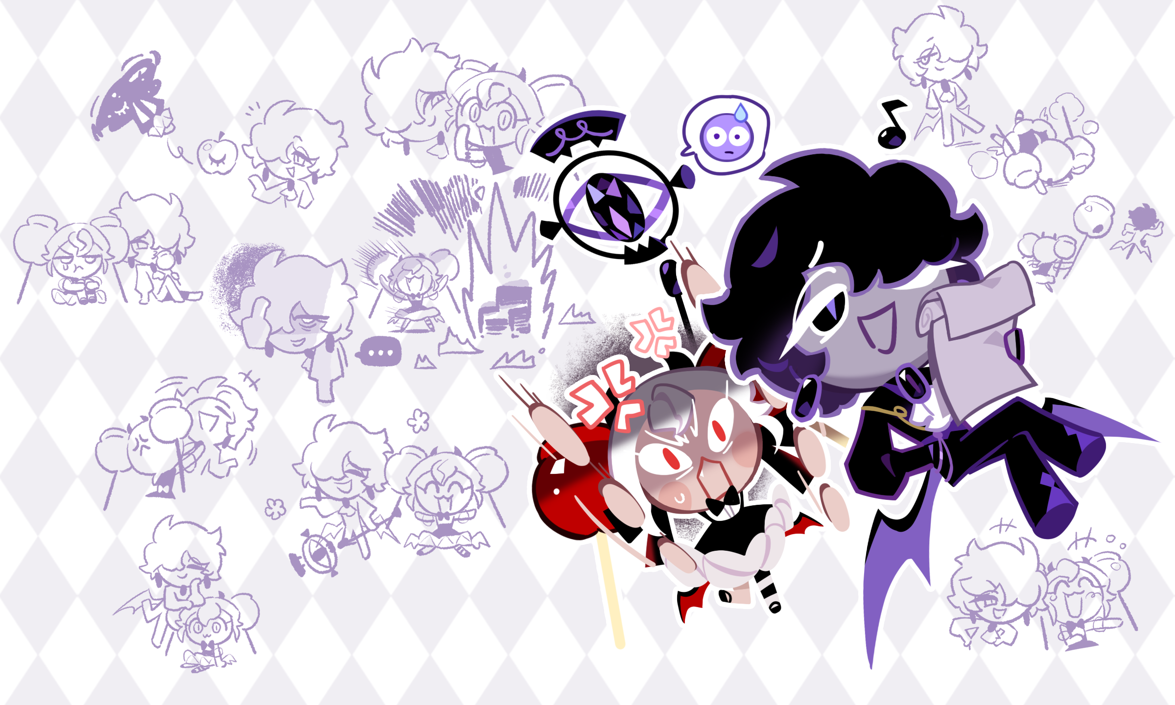 Black Sapphire Cookie Wallpapers - Wallpaper Cave