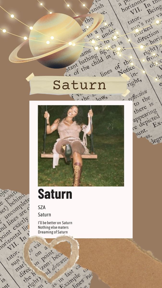 Saturn SZA Wallpapers - Wallpaper Cave