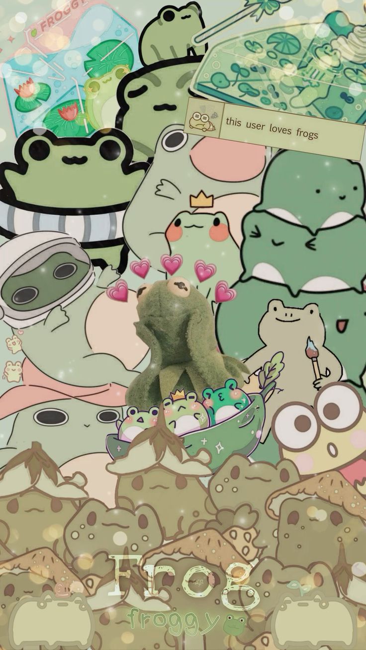 Frog Collage Wallpapers - Wallpaper Cave