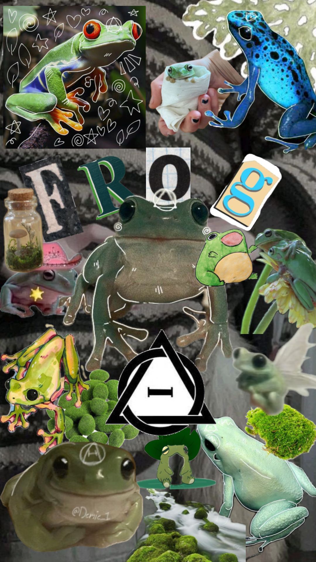 Frog Collage Wallpapers - Wallpaper Cave