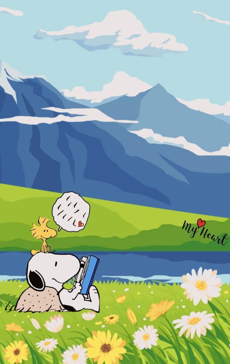 Cute Snoopy Spring Wallpapers - Wallpaper Cave