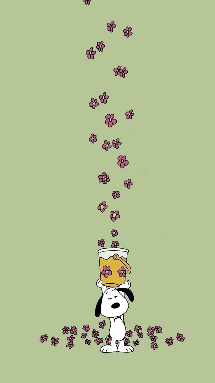 Cute Snoopy Spring Wallpapers - Wallpaper Cave