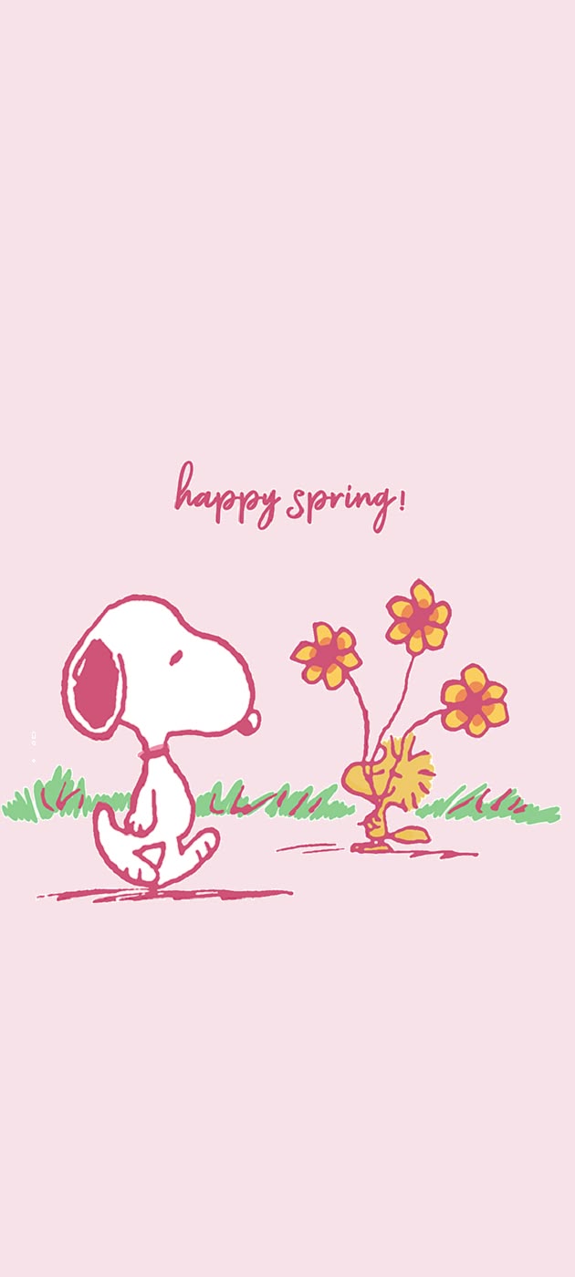 Cute Snoopy Spring Wallpapers - Wallpaper Cave