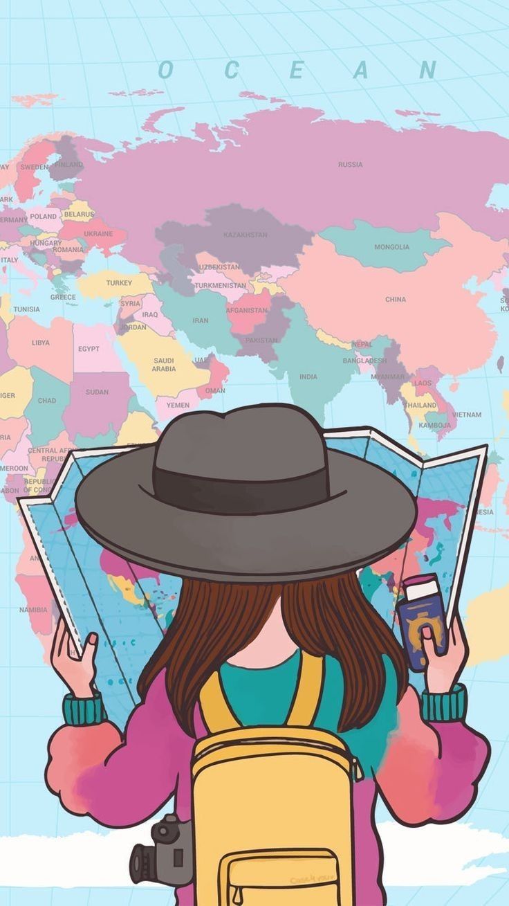 Travel Cartoon Wallpapers - Wallpaper Cave