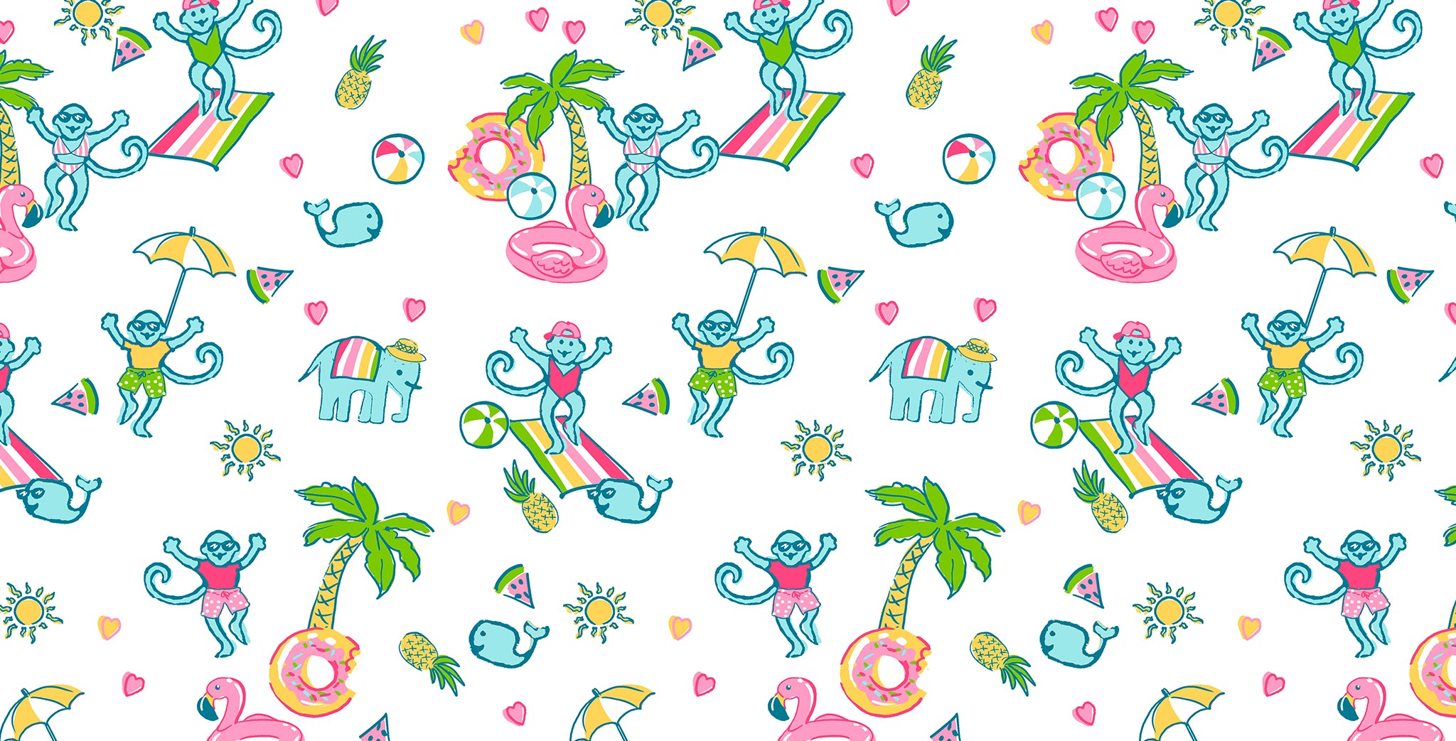 Roller Rabbit Summer Patterns Wallpapers - Wallpaper Cave
