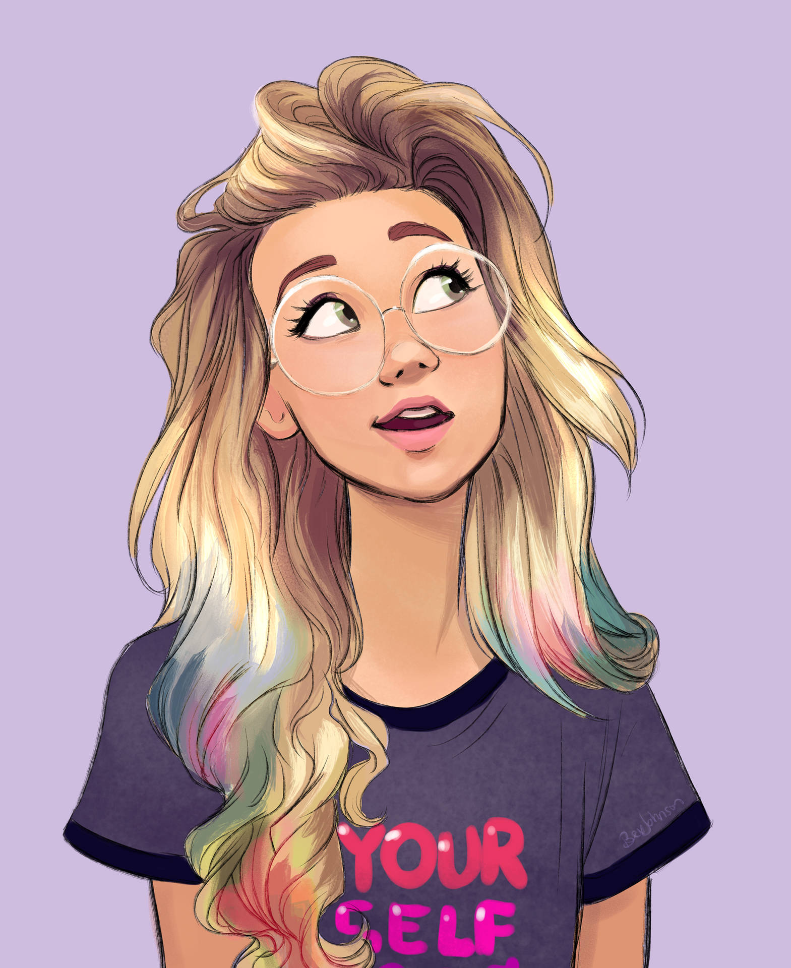 Blonde Girl Drawing Wallpapers - Wallpaper Cave