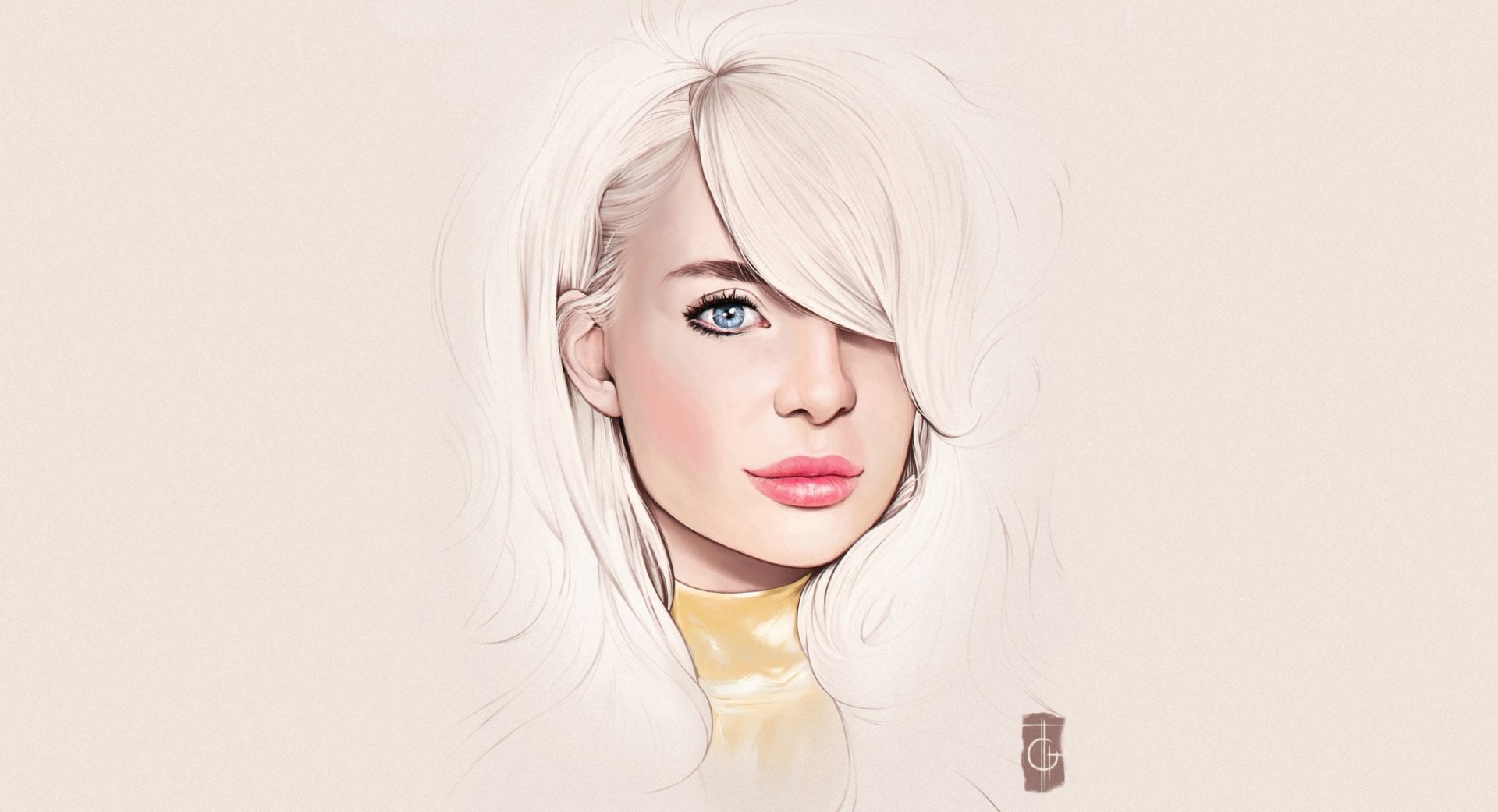 Blonde Girl Drawing Wallpapers - Wallpaper Cave