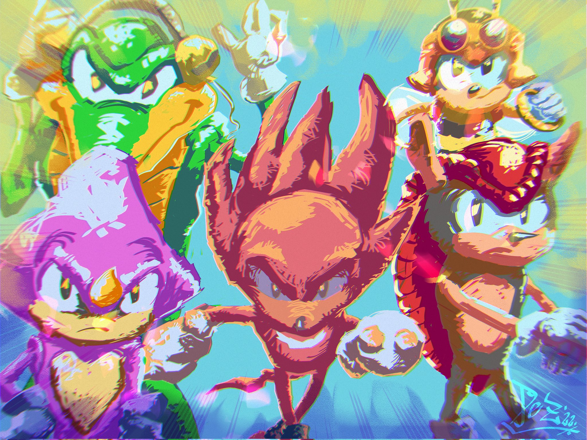 Knuckles' Chaotix Wallpapers - Wallpaper Cave