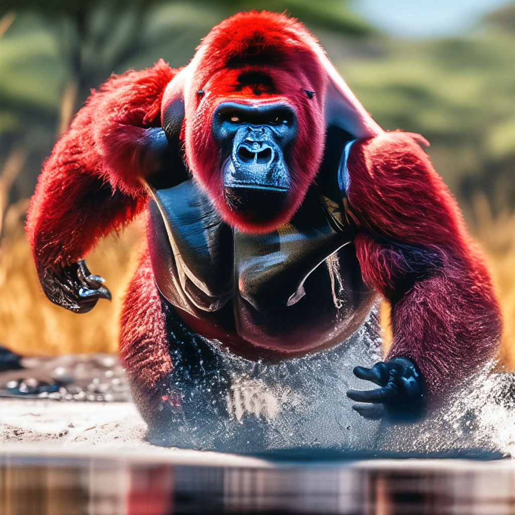 Red Gorilla Wallpapers - Wallpaper Cave