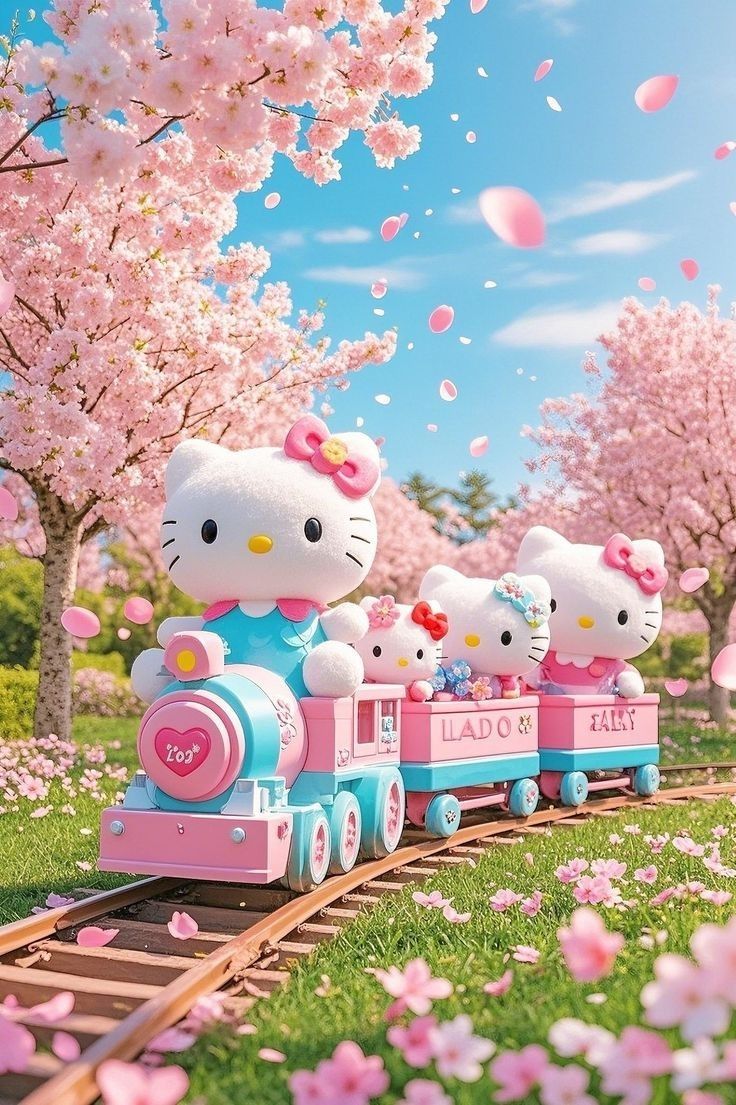 Hello Kitty And Friends Spring Wallpapers - Wallpaper Cave