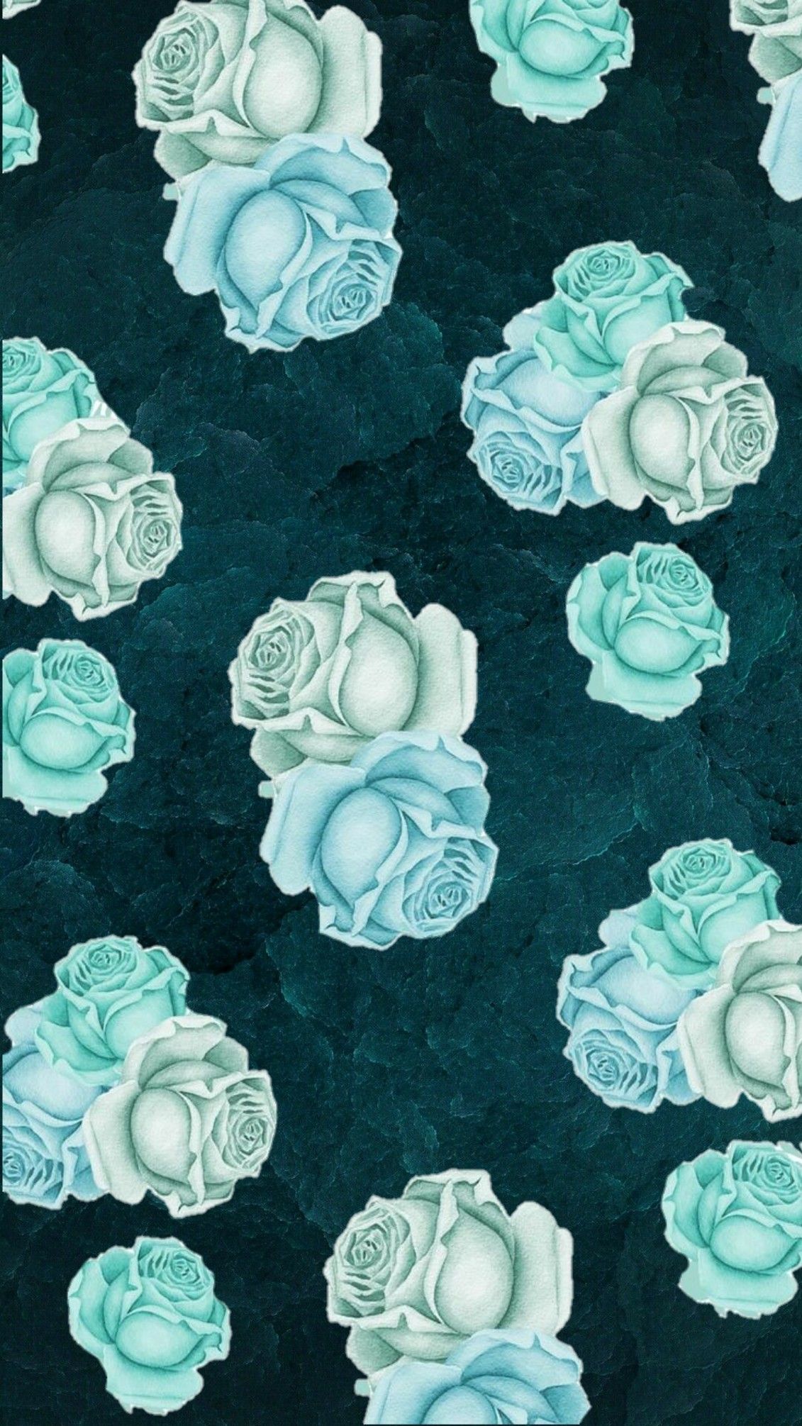 Teal Flower Wallpapers - Wallpaper Cave