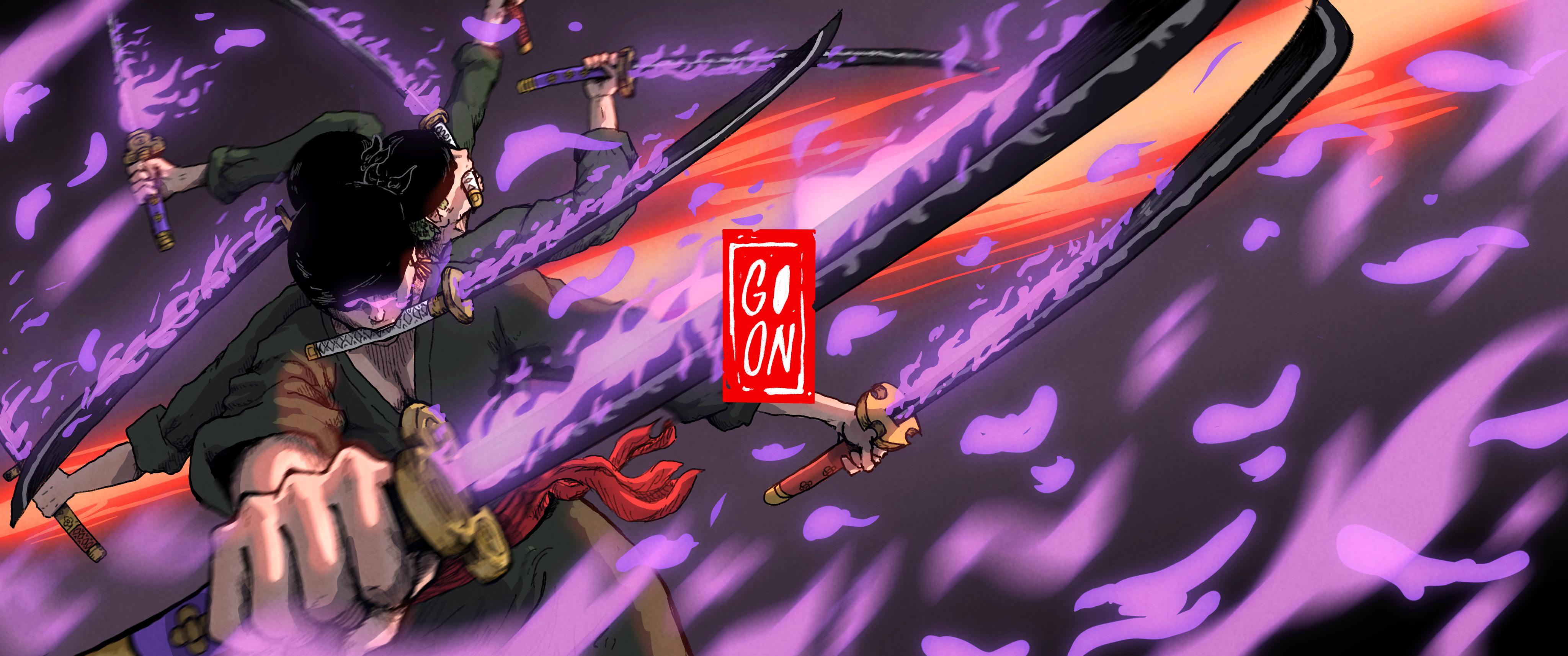 Zoro's Nine Sword Style Wallpapers - Wallpaper Cave