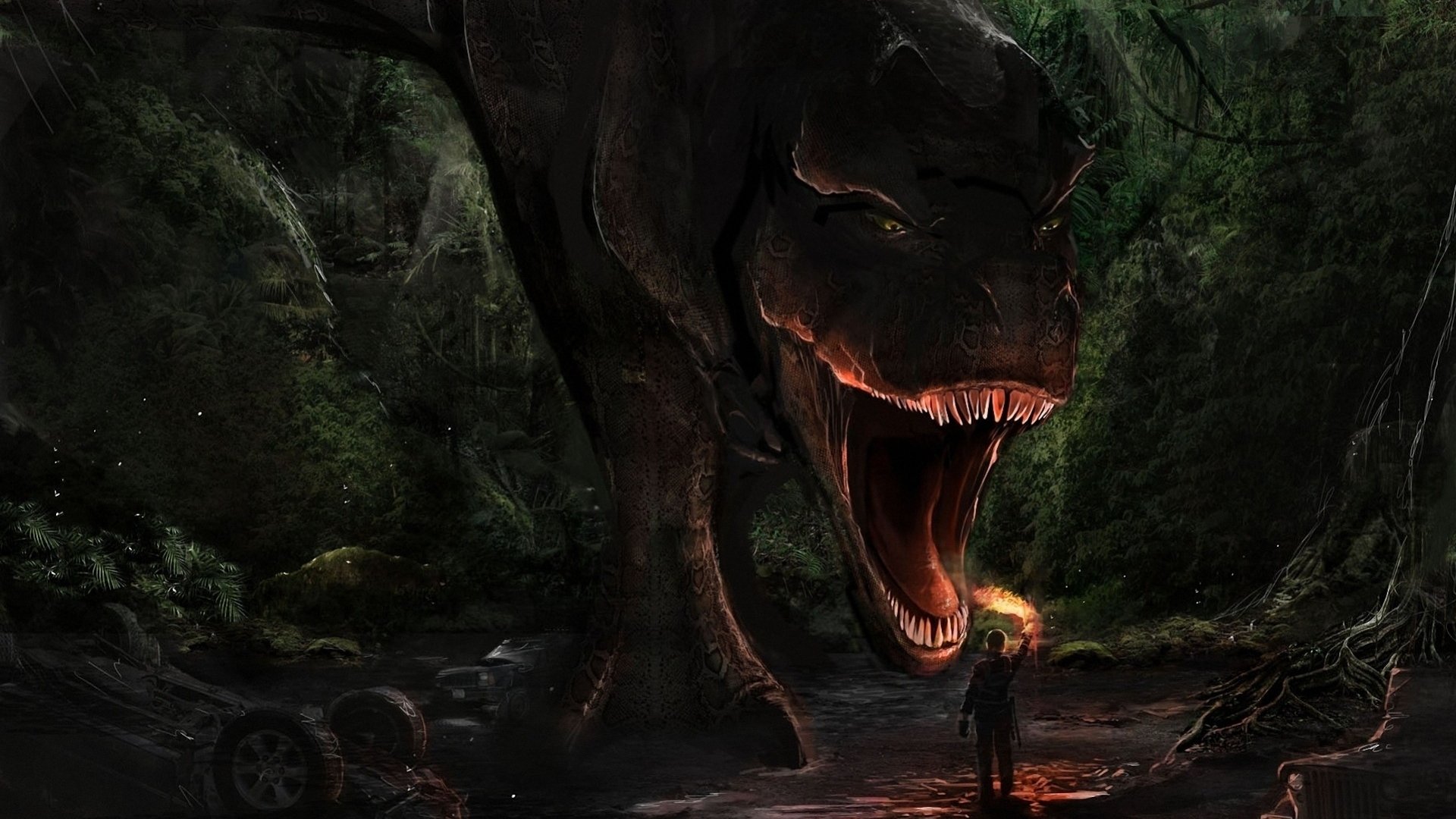 Scary Dinosaur Wallpapers - Wallpaper Cave