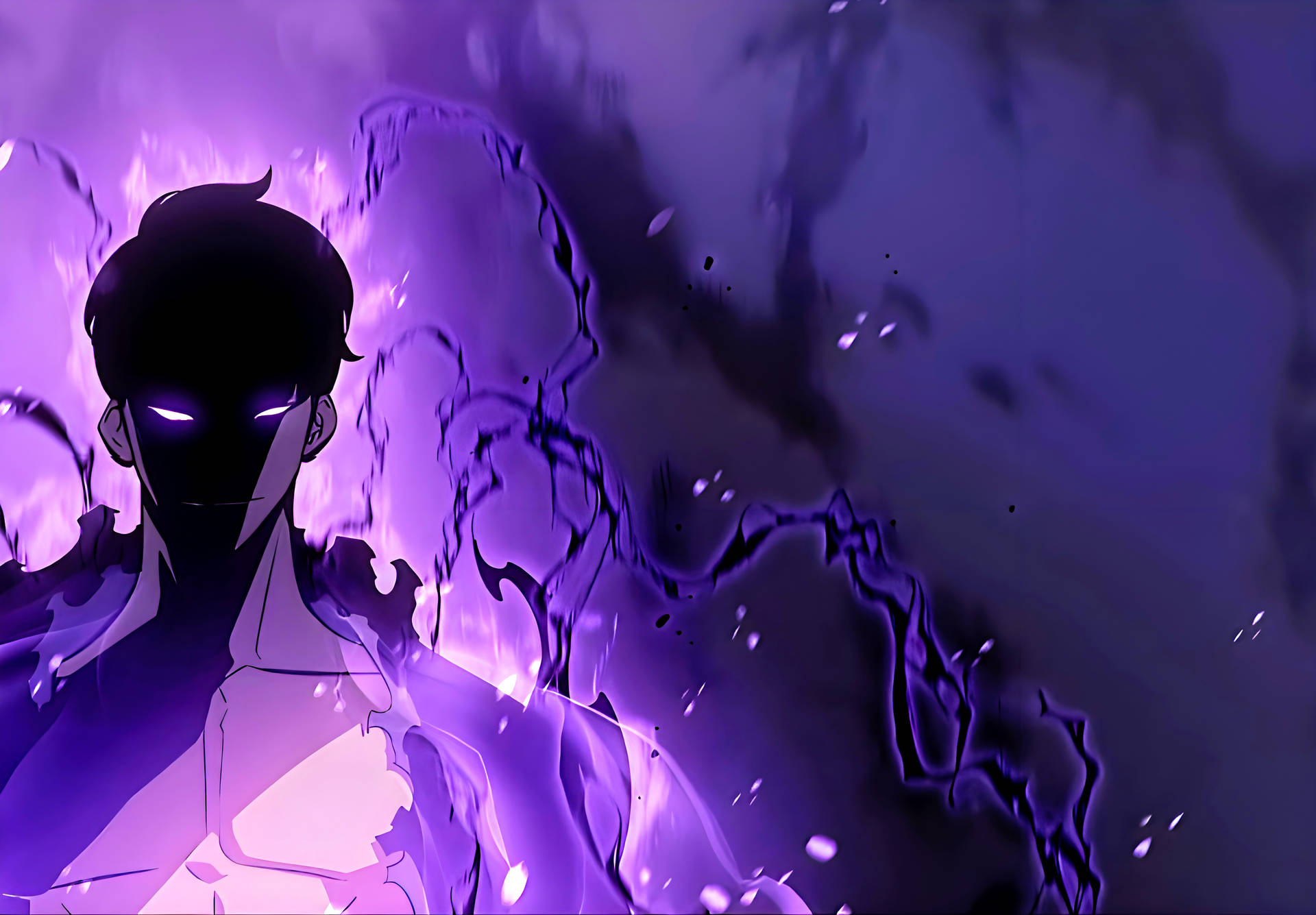 Solo Leveling Purple Wallpapers - Wallpaper Cave