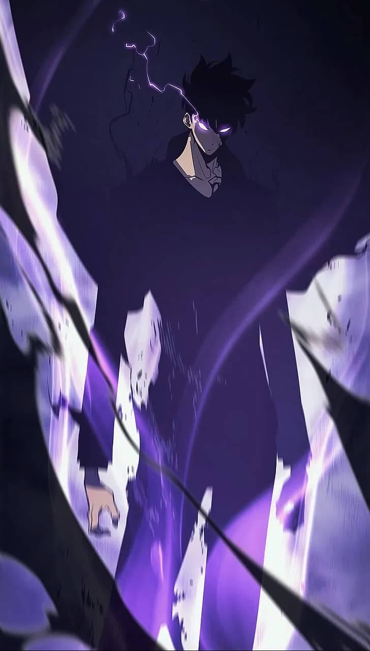 Solo Leveling Purple Wallpapers - Wallpaper Cave