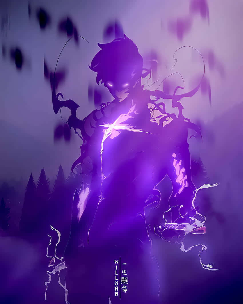 Solo Leveling Purple Wallpapers - Wallpaper Cave