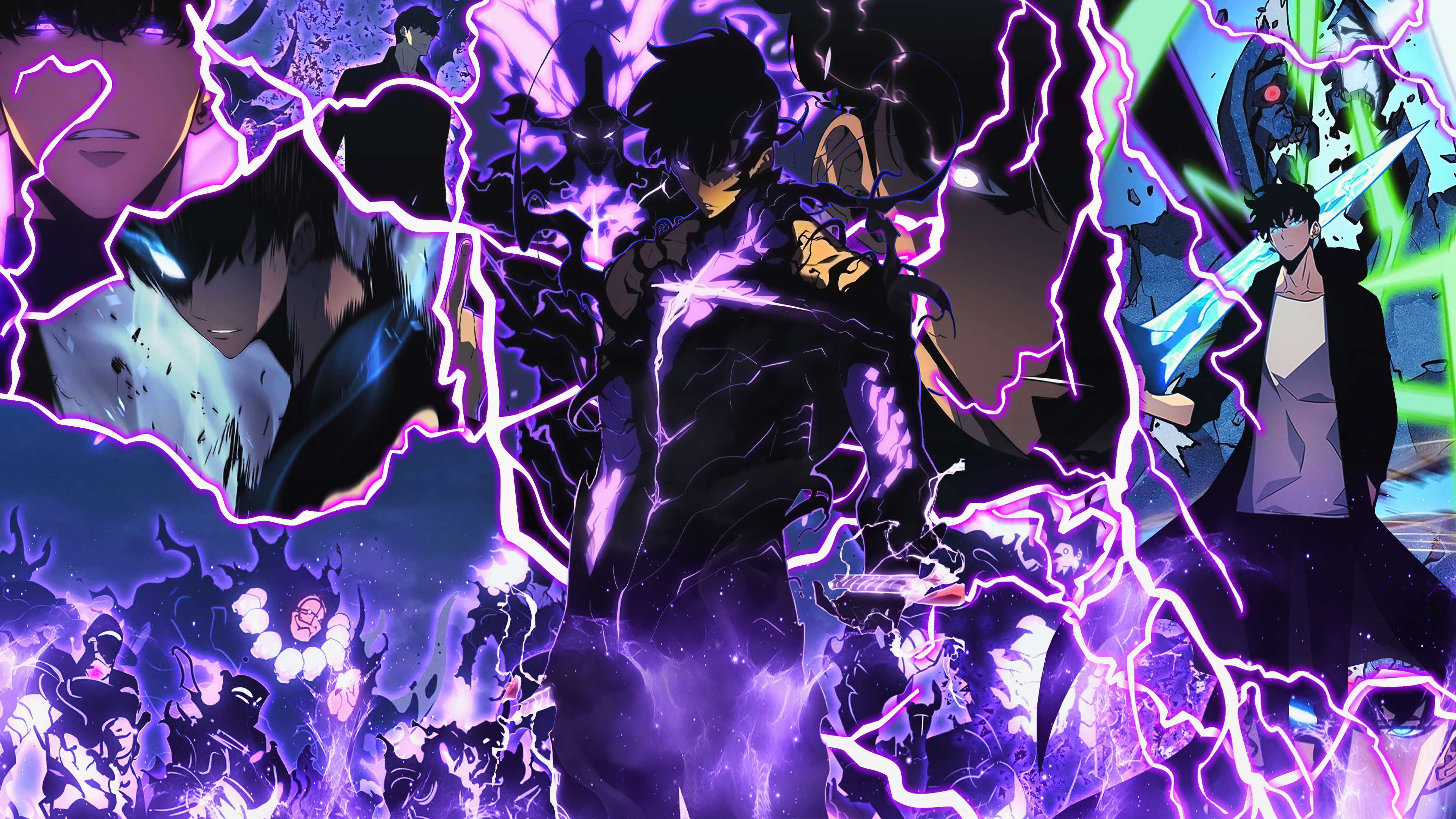 Solo Leveling Purple Wallpapers - Wallpaper Cave