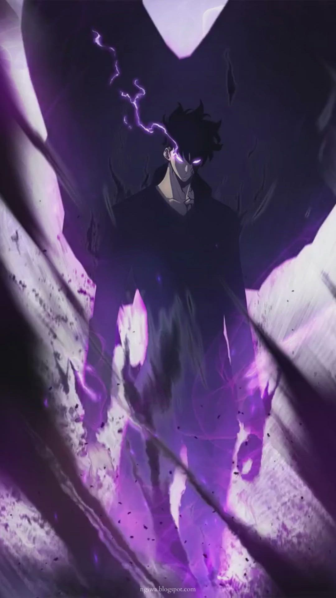 Solo Leveling Purple Wallpapers - Wallpaper Cave