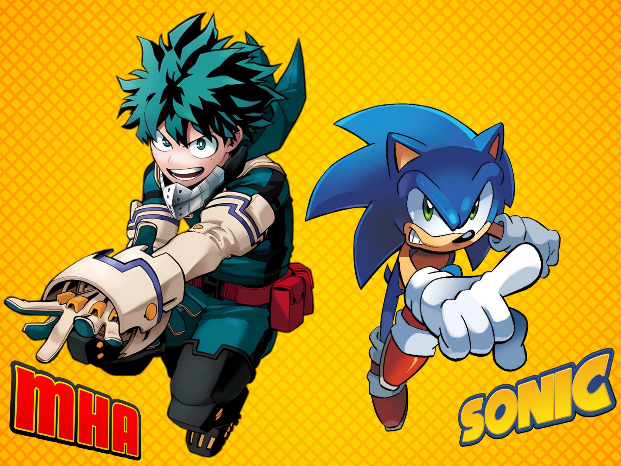 Sonic And Deku Wallpapers - Wallpaper Cave