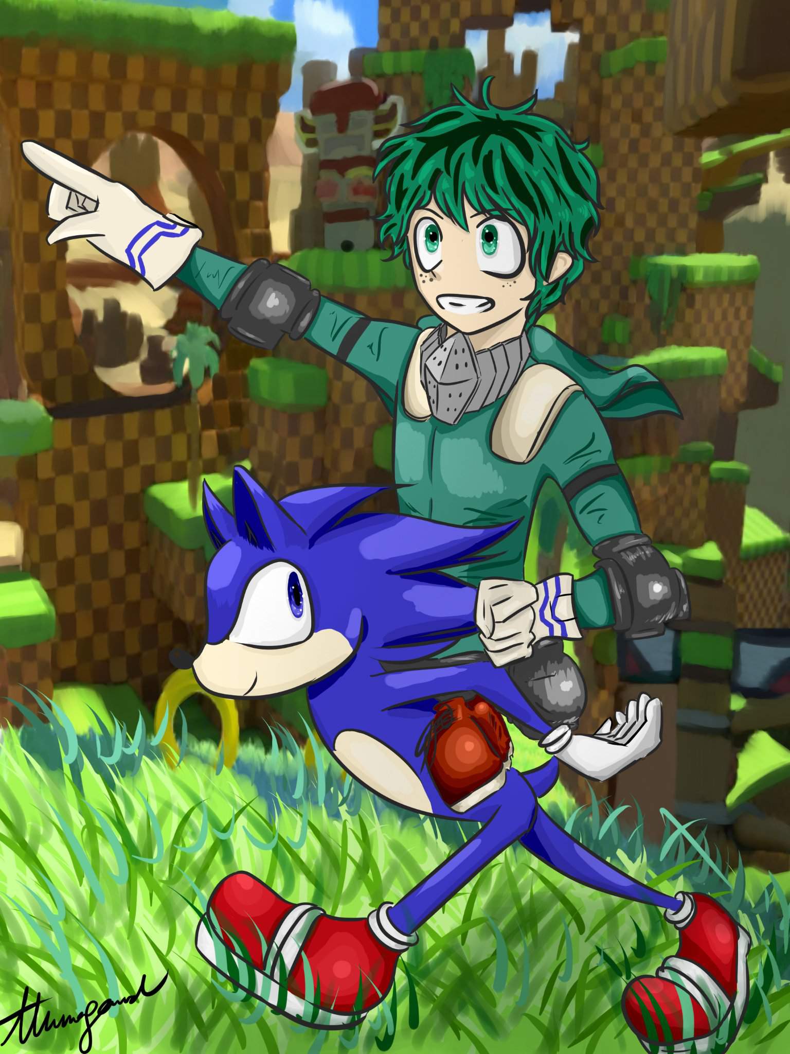 Sonic And Deku Wallpapers - Wallpaper Cave