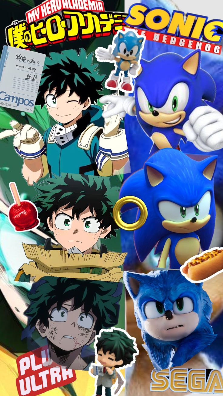 Sonic And Deku Wallpapers - Wallpaper Cave