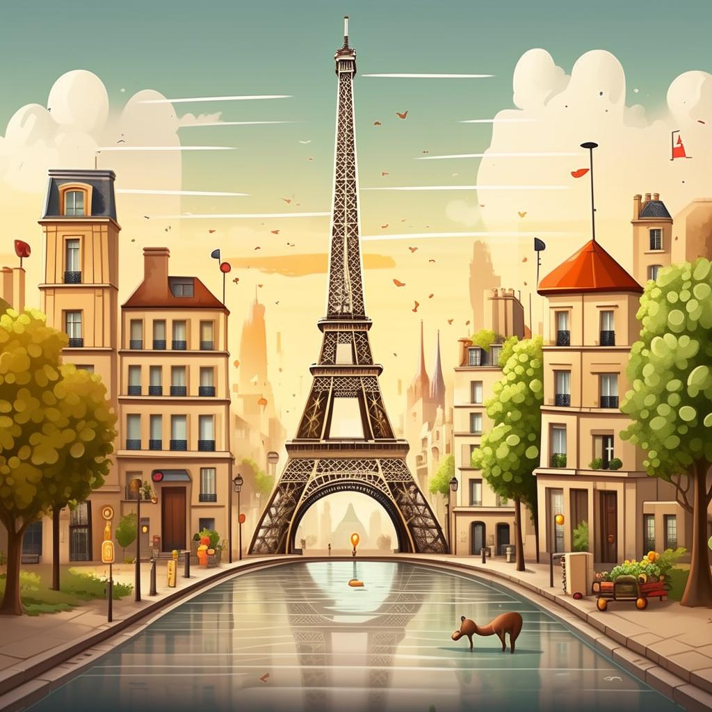 Paris Cartoon Wallpapers - Wallpaper Cave