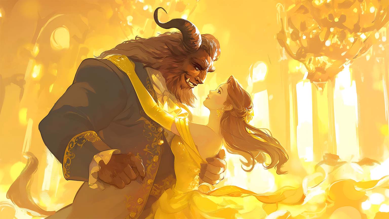 Beauty And The Beast Desktop Wallpapers - Wallpaper Cave