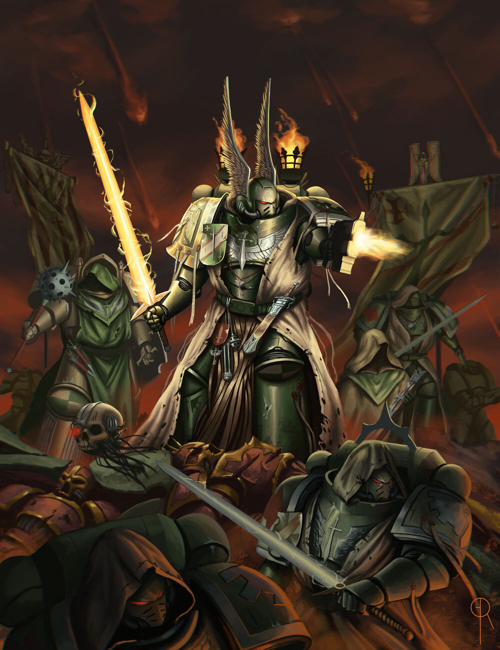 Warhammer Dark Angels Wallpapers - Wallpaper Cave