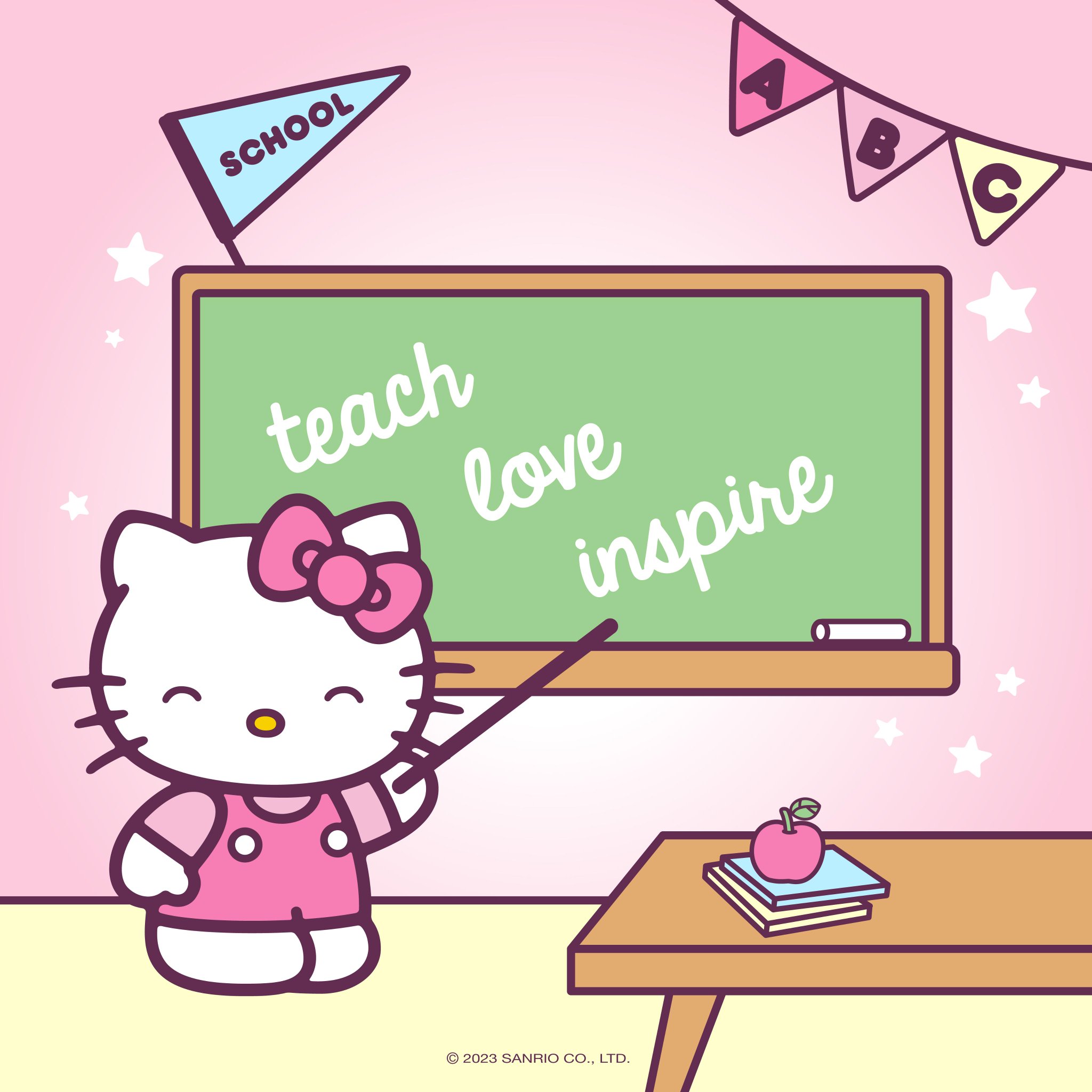 Hello Kitty School Wallpapers - Wallpaper Cave