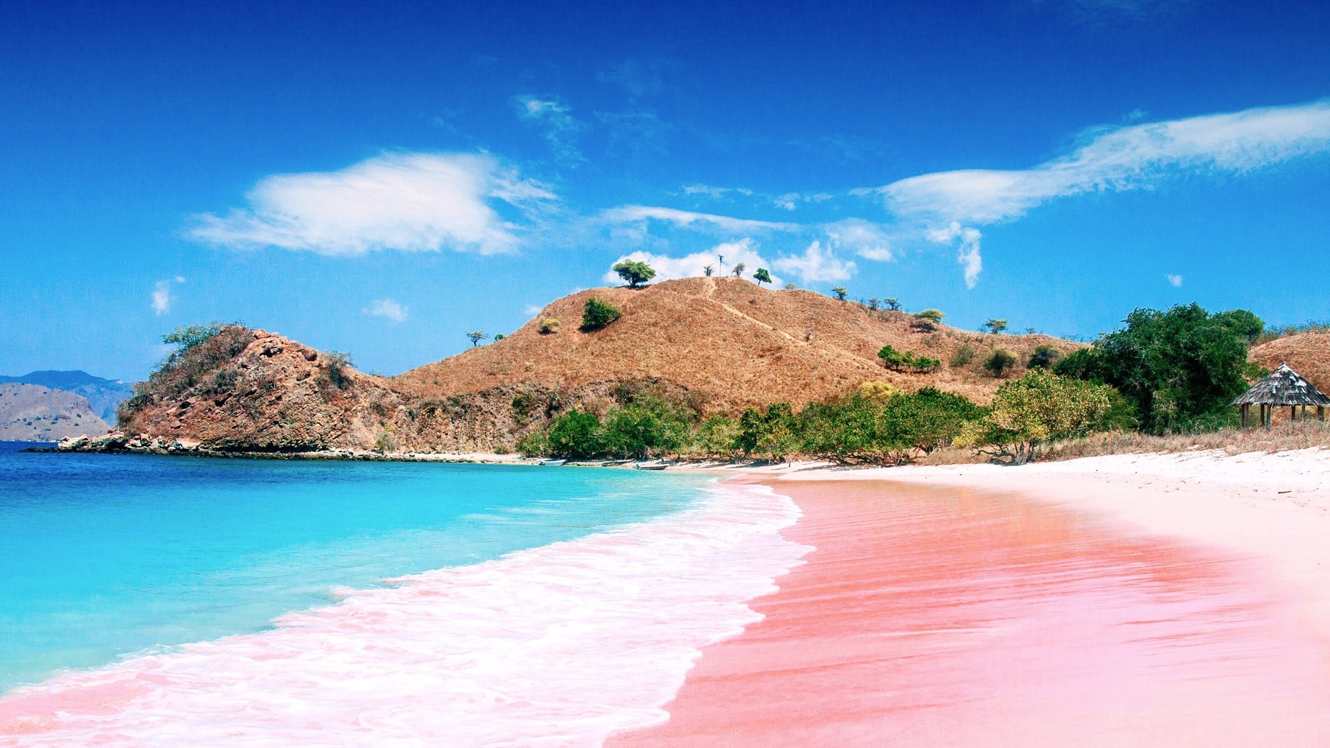 Pink Beach Desktop Wallpapers - Wallpaper Cave