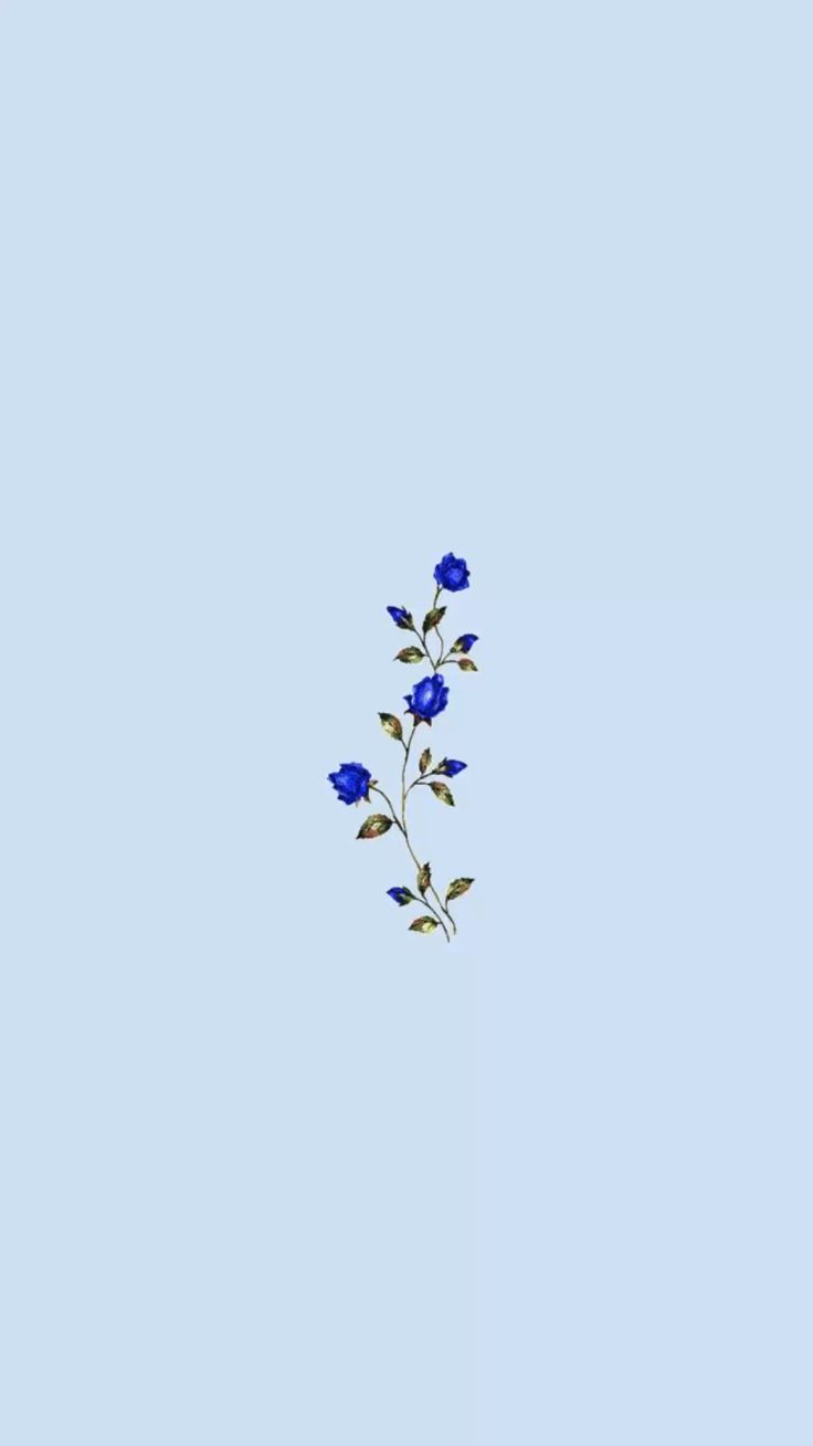 Blue Flowers Phone Wallpapers - Wallpaper Cave