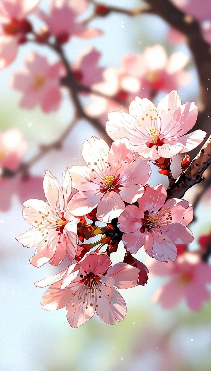 Anime Spring View Wallpapers - Wallpaper Cave