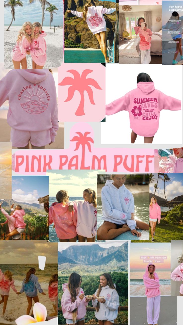 Pink Palm Puff Hoodie Wallpapers - Wallpaper Cave