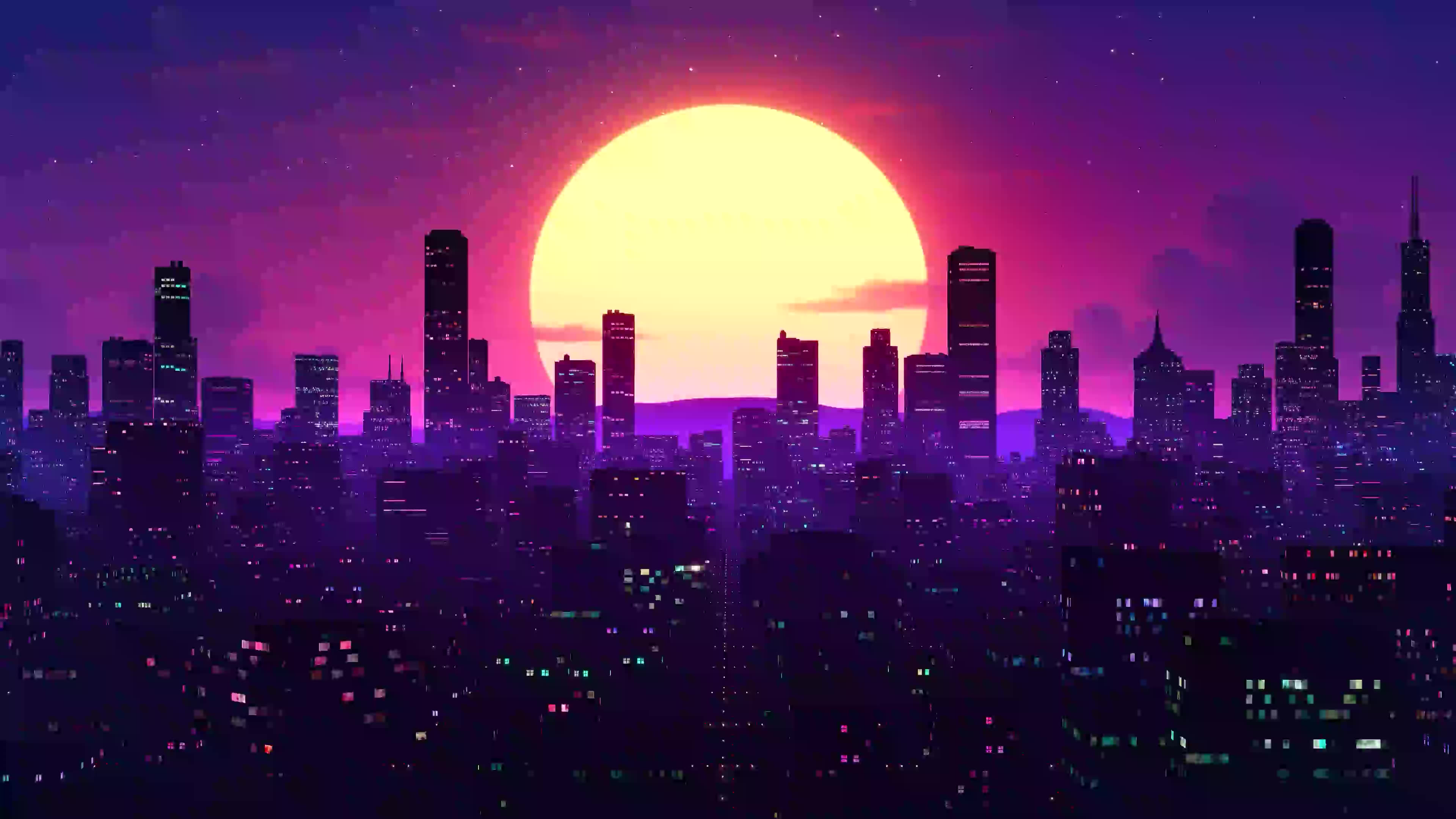 Neon Skyline 4k Wallpapers - Wallpaper Cave