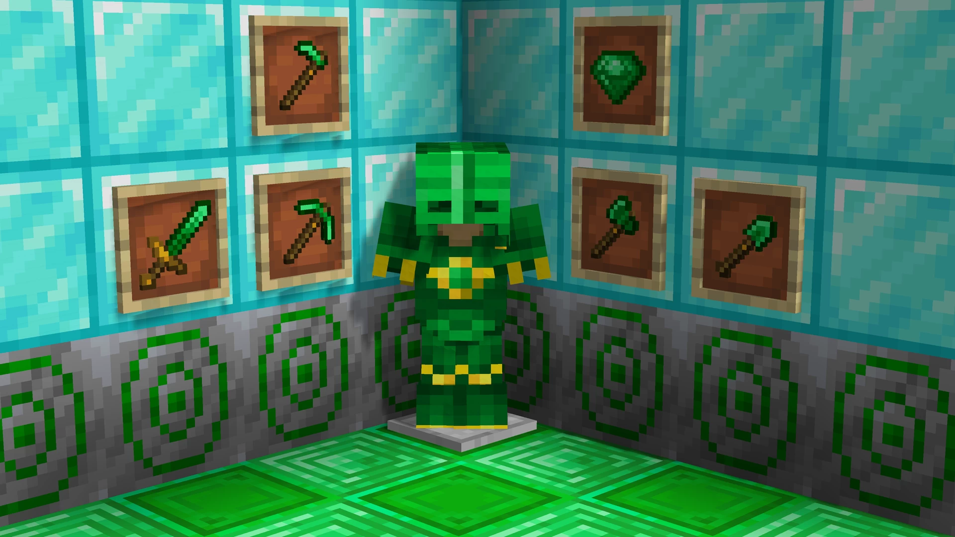Emerald Chestplate Wallpapers - Wallpaper Cave