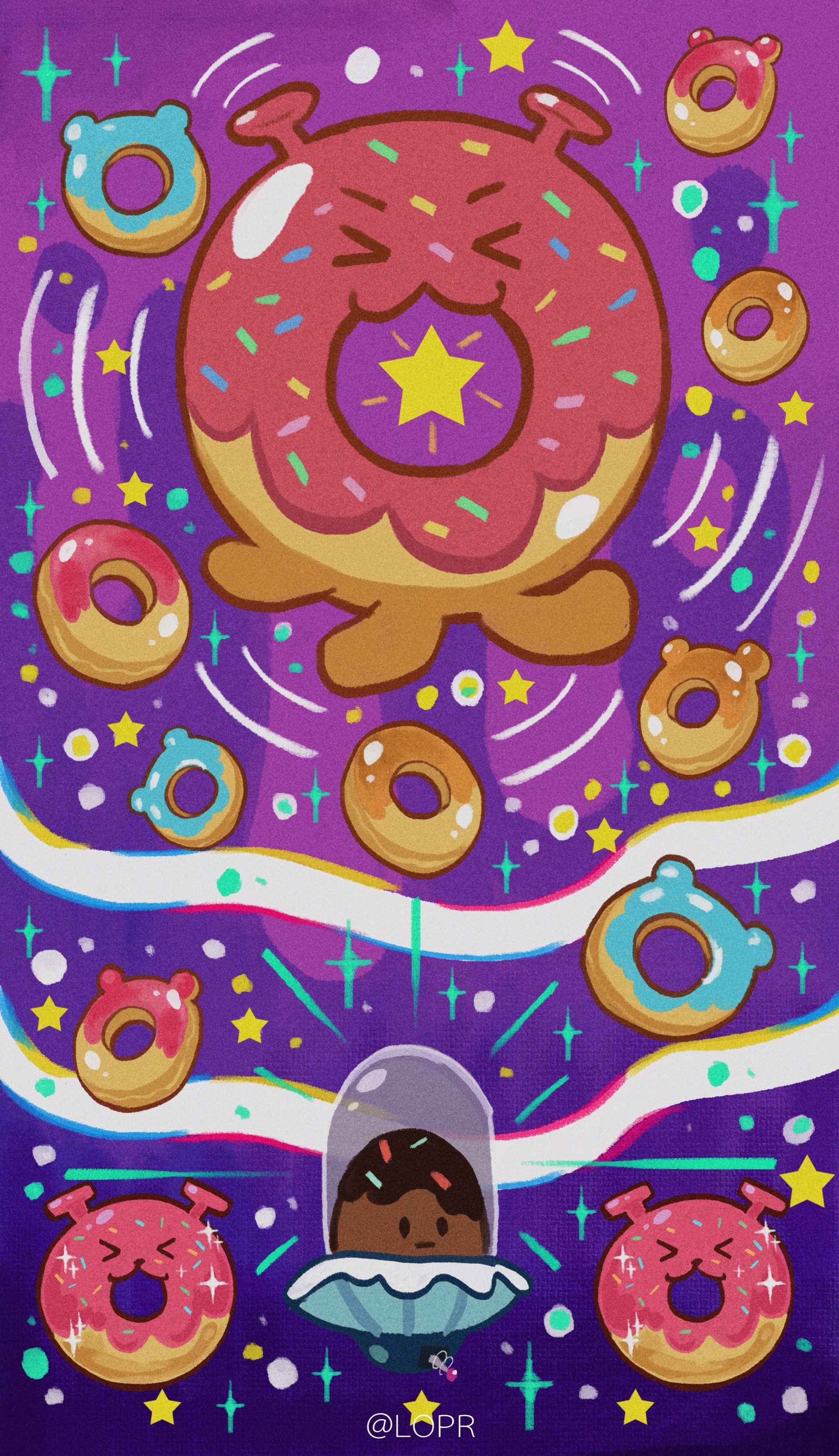Space Doughnut Wallpapers - Wallpaper Cave