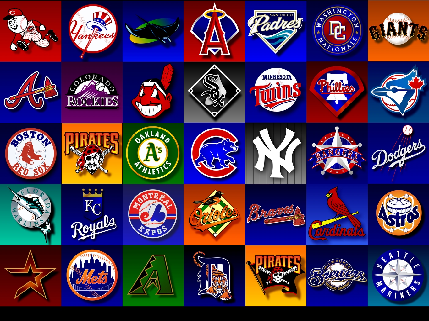 MLB Team Logos Wallpapers - Wallpaper Cave