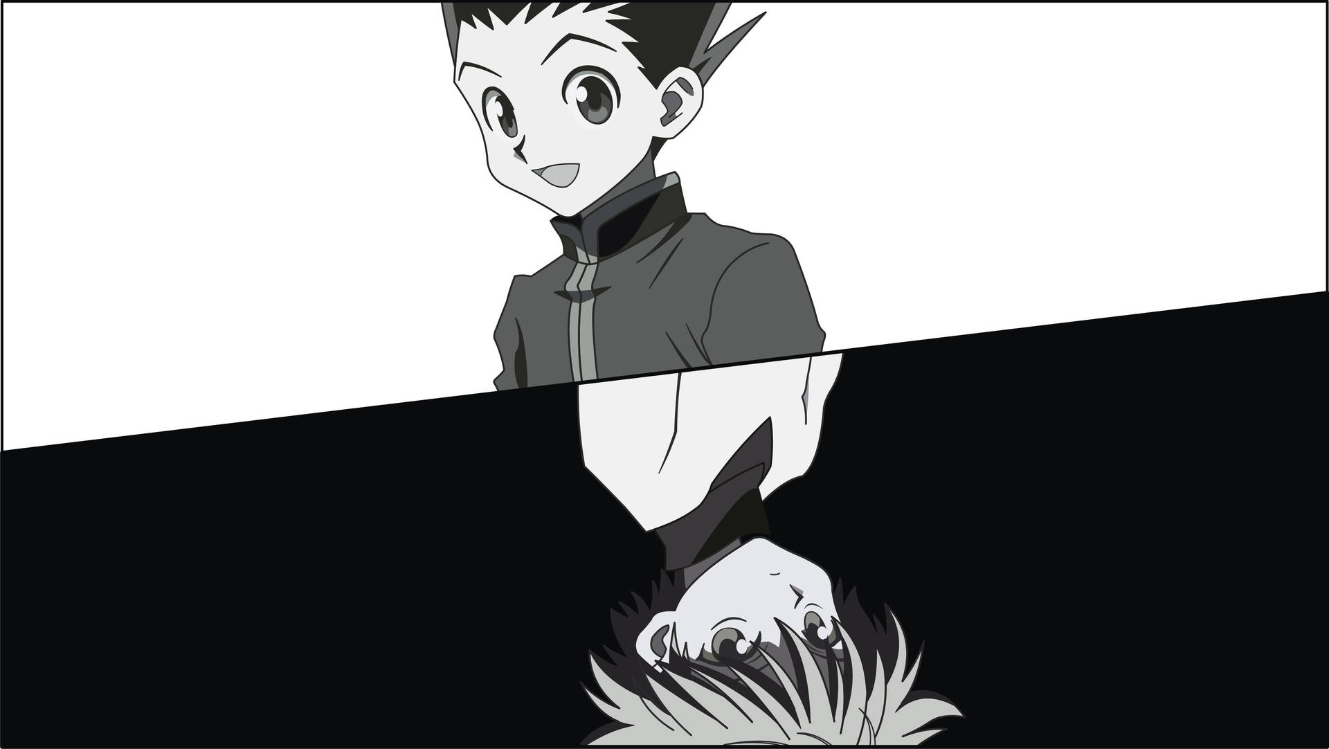 Killua Black And White Wallpapers - Wallpaper Cave